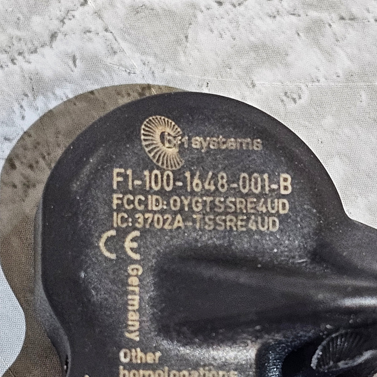 MCLAREN 720S WHEEL TPMS SENSOR 433MHz F1-100-1648-001-B – ApexSpares