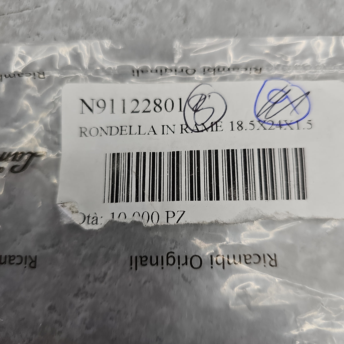 LAMBORGHINI WASHER N91122801 – ApexSpares