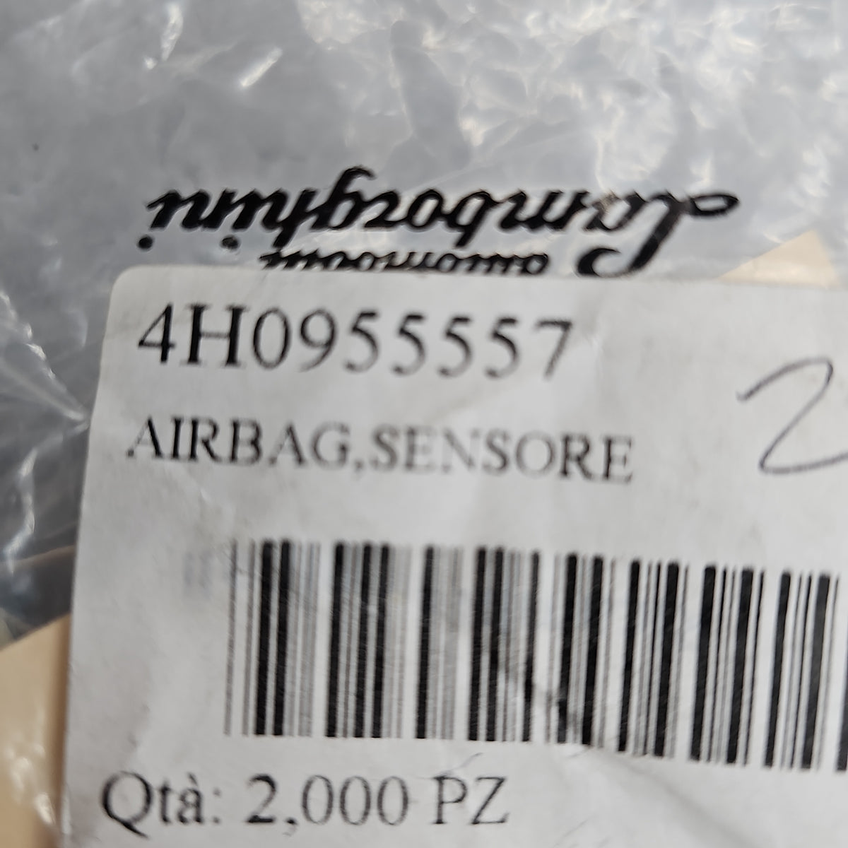 LAMBORGHINI HURACAN AIR BAG,SENSOR 4H0955557 – ApexSpares