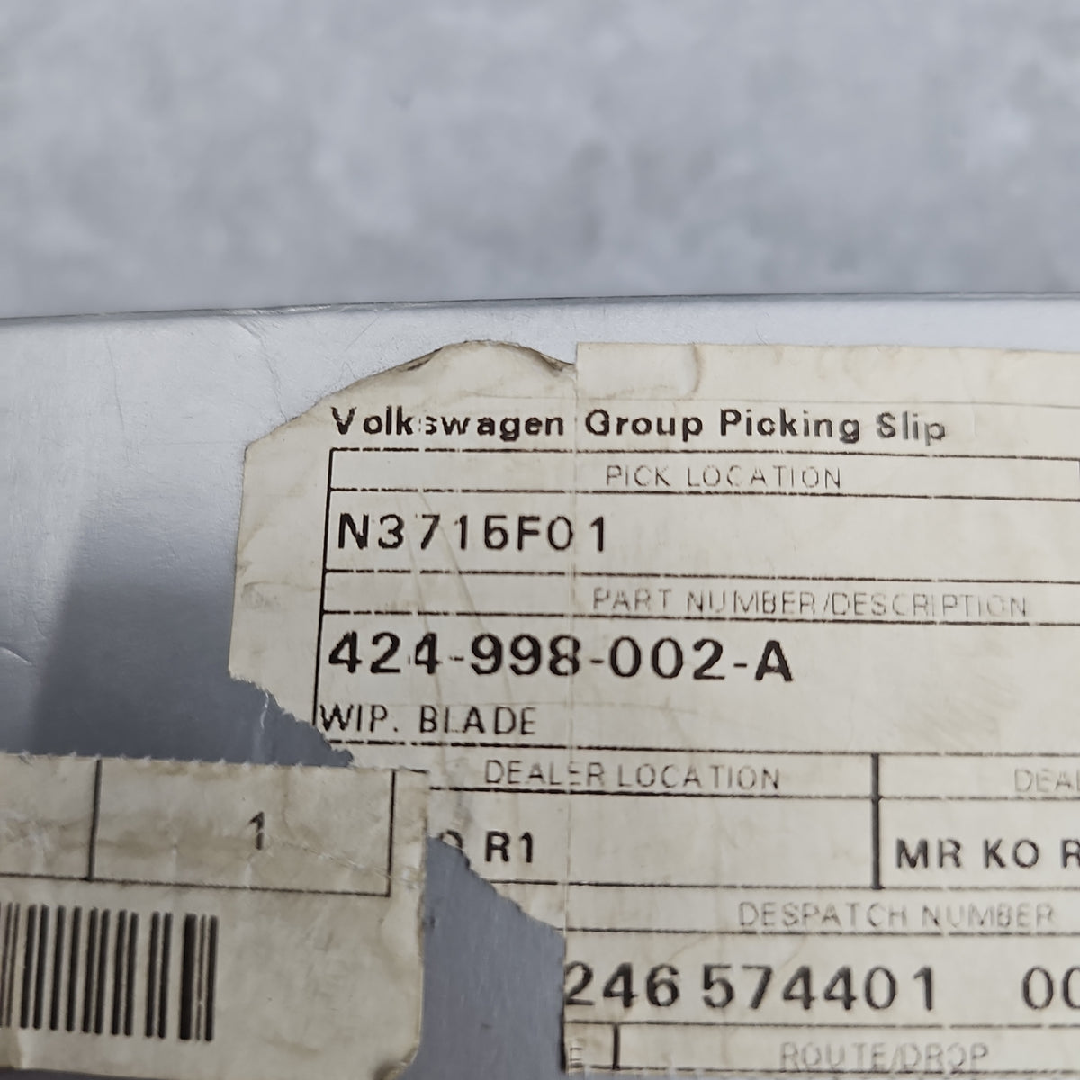 Mercedes wiper blade pack new 424998002 – ApexSpares