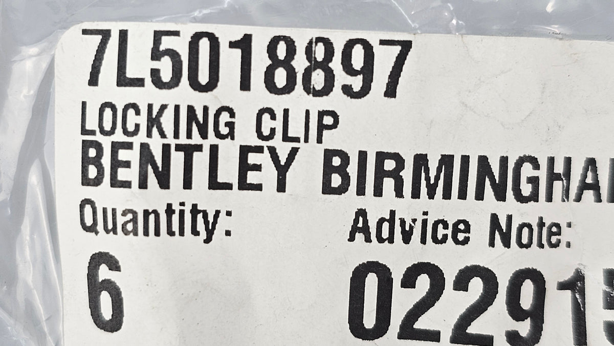 BENTLEY LOCKING CLIP 7L5018897 – ApexSpares