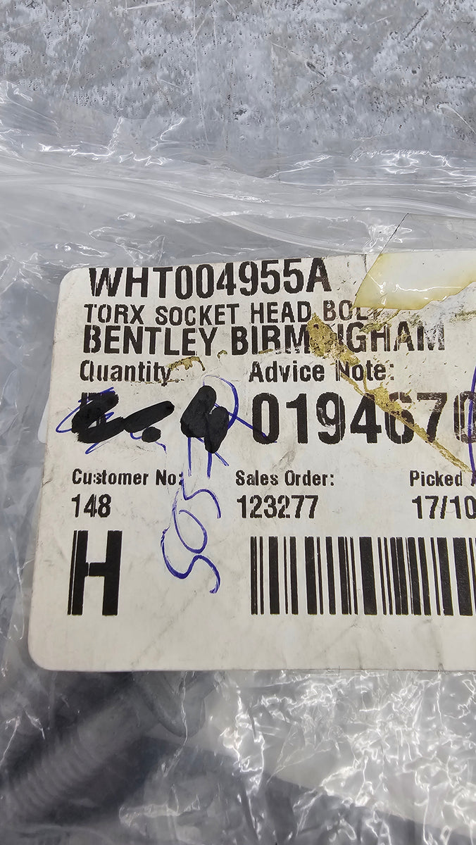 BENTLEY TORX SOCKET HEAD BOLT WHT004955A – ApexSpares