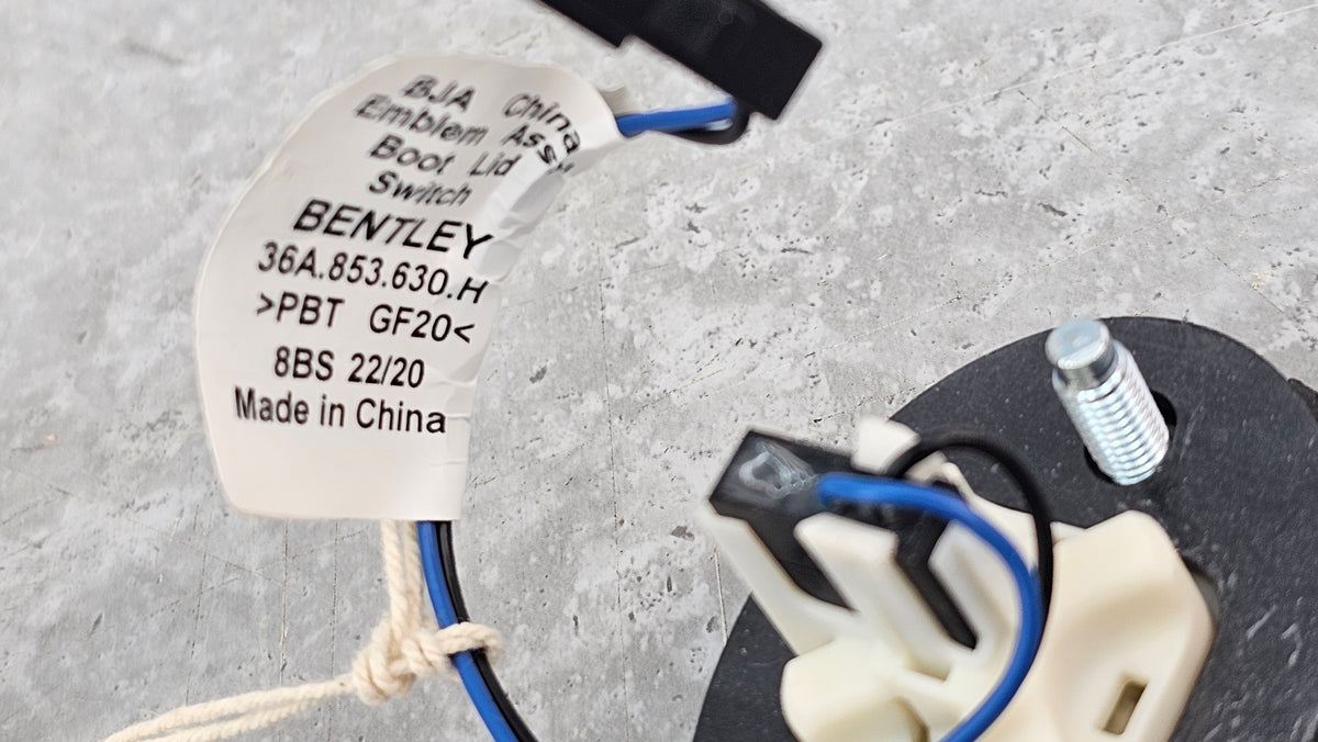 BENTLEY BENTAYGA EMBLEM BOOT SWITCH 36A853630H – ApexSpares