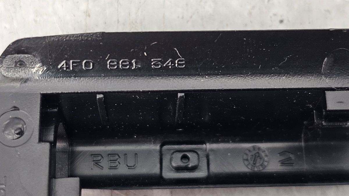 AUDI A4 A5 A6 A7 TT CC FRONT SEAT GUIDE RAIL TRACK END PLATE COVER END ...