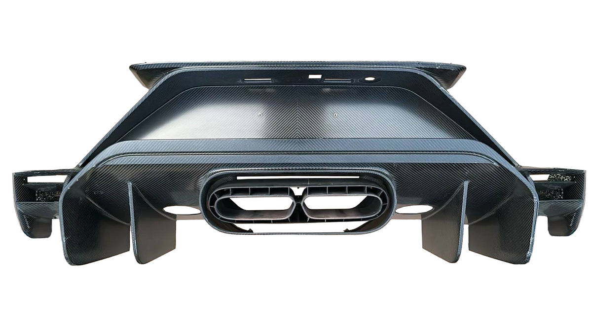 BUGATTI CHIRON PURE SPORT CARBON REAR BUMPER ASSEMBLY – ApexSpares