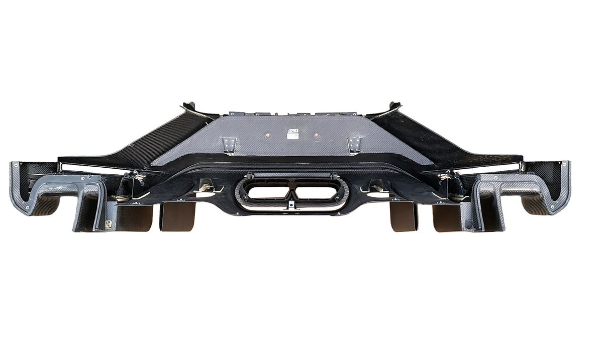 BUGATTI CHIRON PURE SPORT CARBON REAR BUMPER ASSEMBLY – ApexSpares