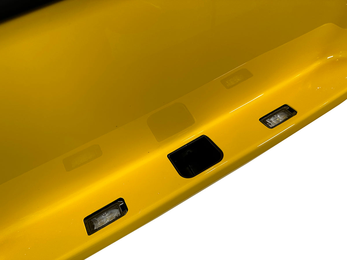 FERRARI F8 REAR BUMPER WITH DIFFUSER COMPLETE PARKING SENSOR YELLOW ...