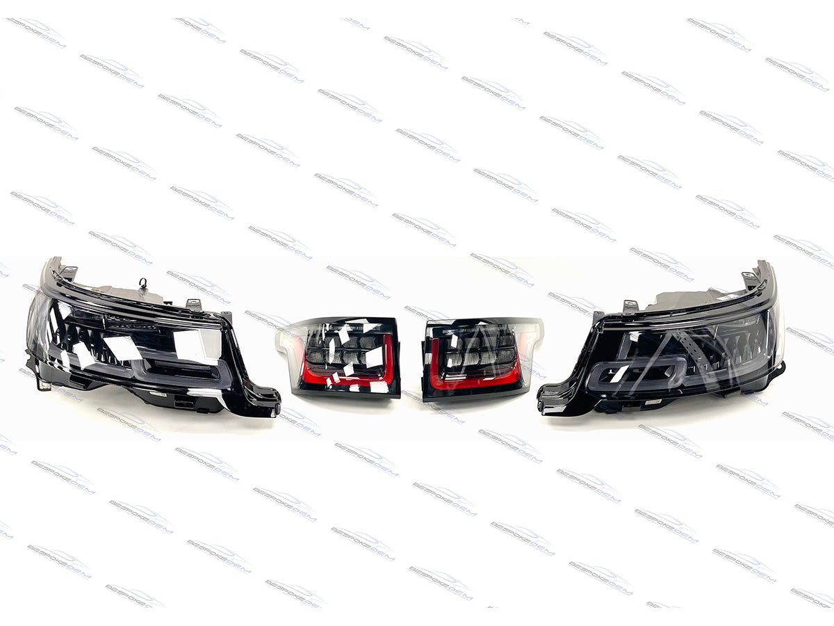 RANGE ROVER SPORT 2020 L494 LED HEADLIGHTS WITH REAR LIGHTS (FACELIFT ...
