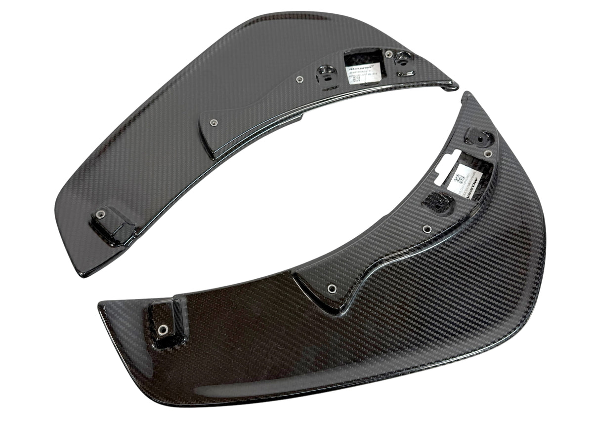 MCLAREN 765LT MSO CARBON REAR BUMPER SIDE BLADES 14AB334RP 14AA059RP ...