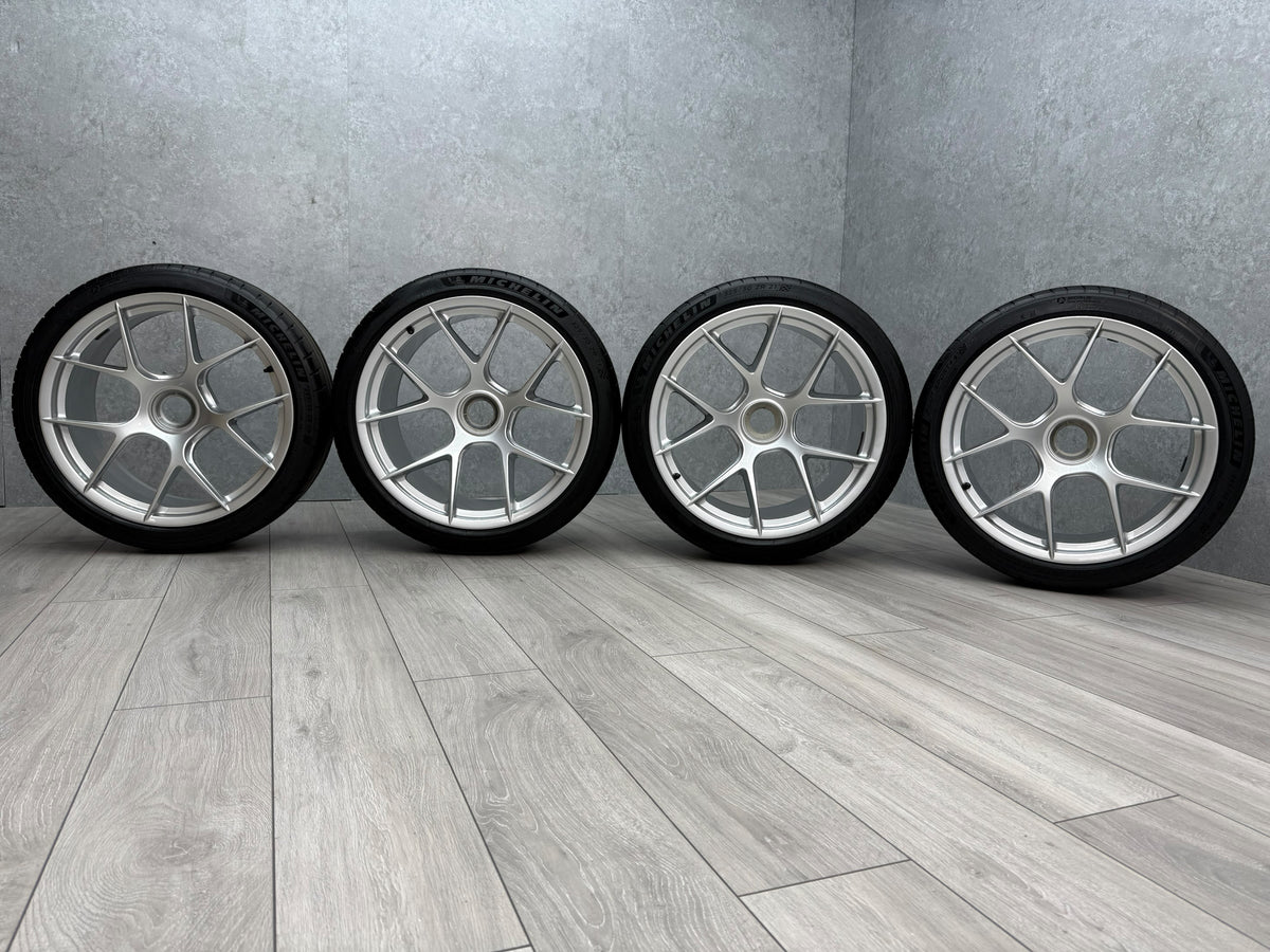 PORSCHE 992 GT3RS 20/21" MAGNESIUM WHEELS SET WITH MICHELIN 4S TYRES ...
