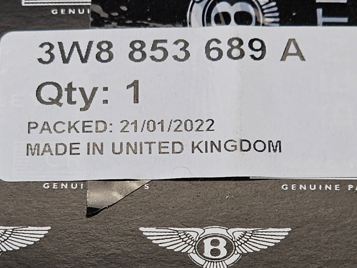 BENTLEY BADGE BOOT WINGS 3W8853689A – ApexSpares
