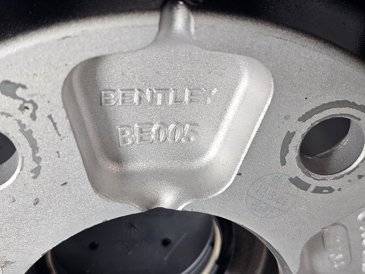 BENTLEY CONTINENTAL GT>C 2018 ONWARDS ALUMINIUM RIM FRONT BLACK POLI ...